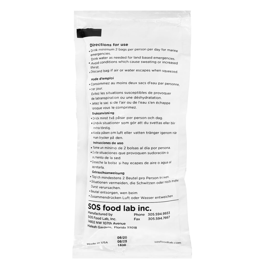 Water Pouch - First Aid Plus More