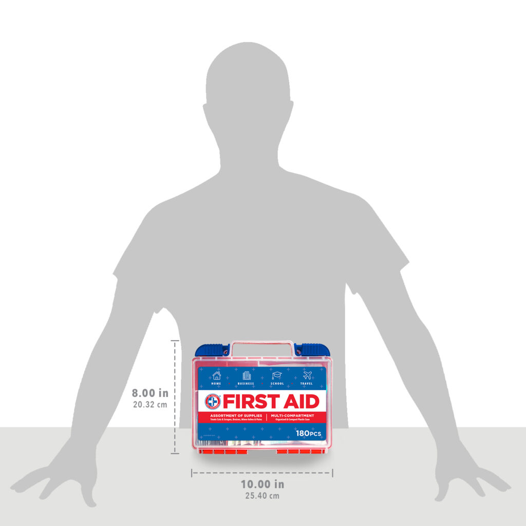First Aid Kit - 180 pcs - First Aid Plus More