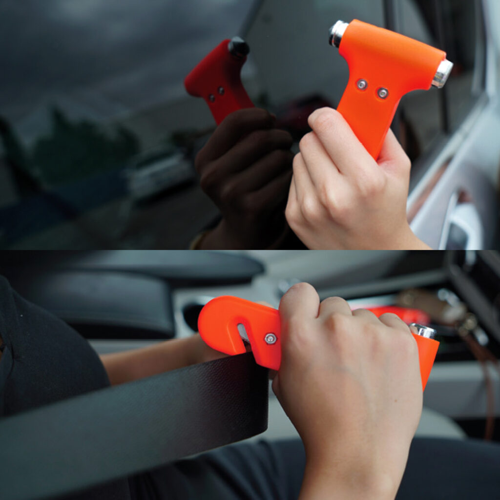 3-in-1 Emergency Escape Hammer - First Aid Plus More