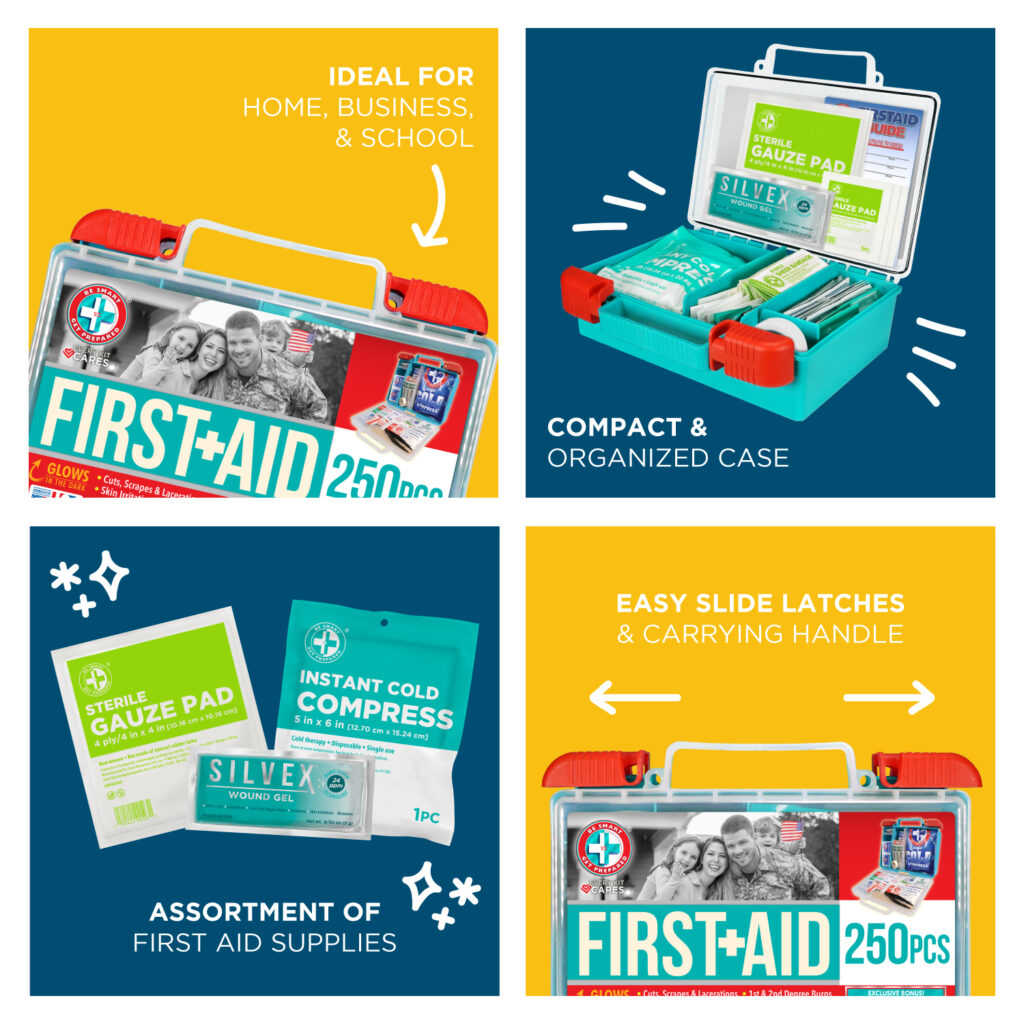First Aid Kit - 250 pcs - First Aid Plus More