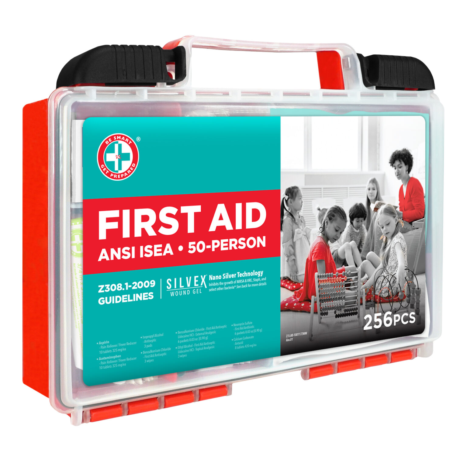 OSHA ANSI/ISEA First Aid Kit - 256 pcs - First Aid Plus More