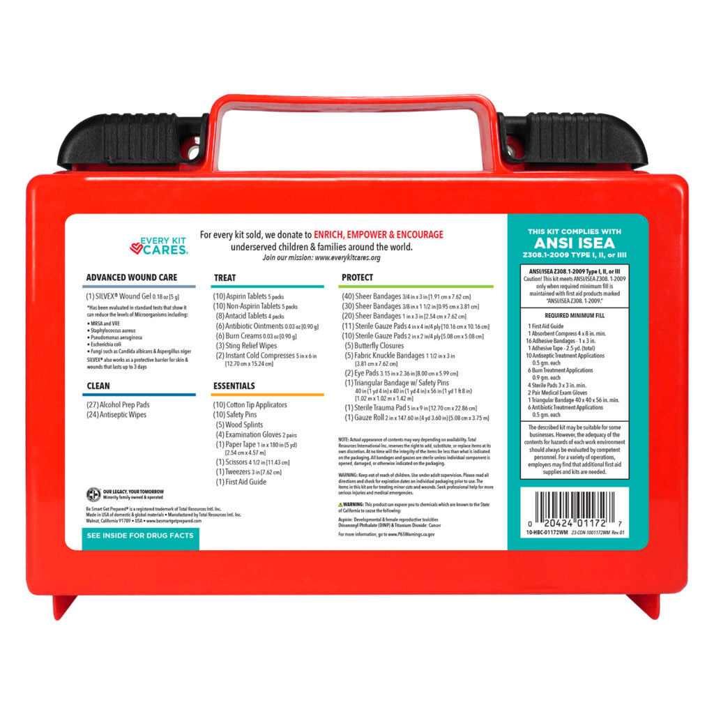 OSHA ANSI/ISEA First Aid Kit - 256 pcs - First Aid Plus More