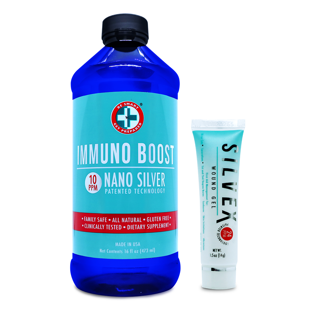 Nano Silver Combo 2-in-1 (Immuno Boost & SILVEX Wound Gel) - First Aid ...