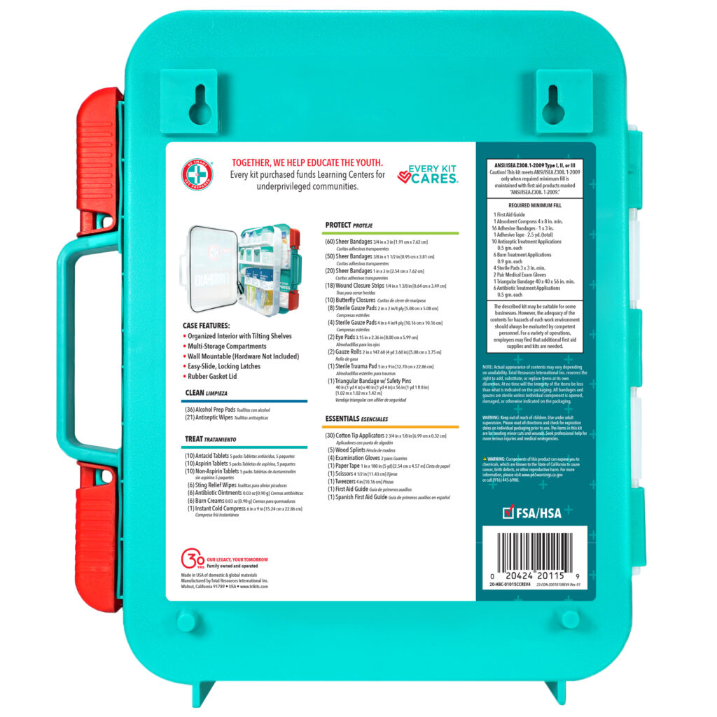 OSHA/ANSI First Aid Kit - 326 pcs - First Aid Plus More
